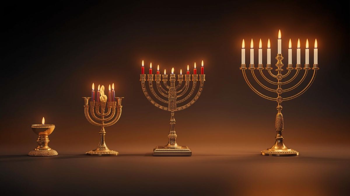 The Evolution of the Menorah: From Simple Oil Lamp to Modern, Artistic ...